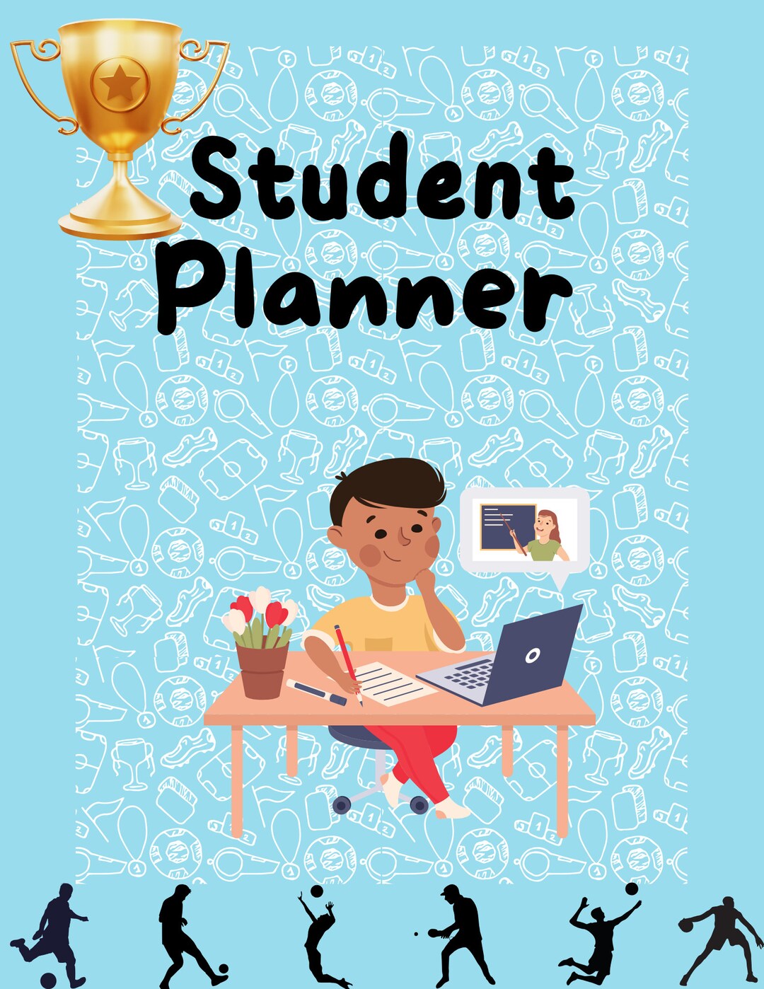Blue Student Planner for the 2024-2025 School Year - Etsy