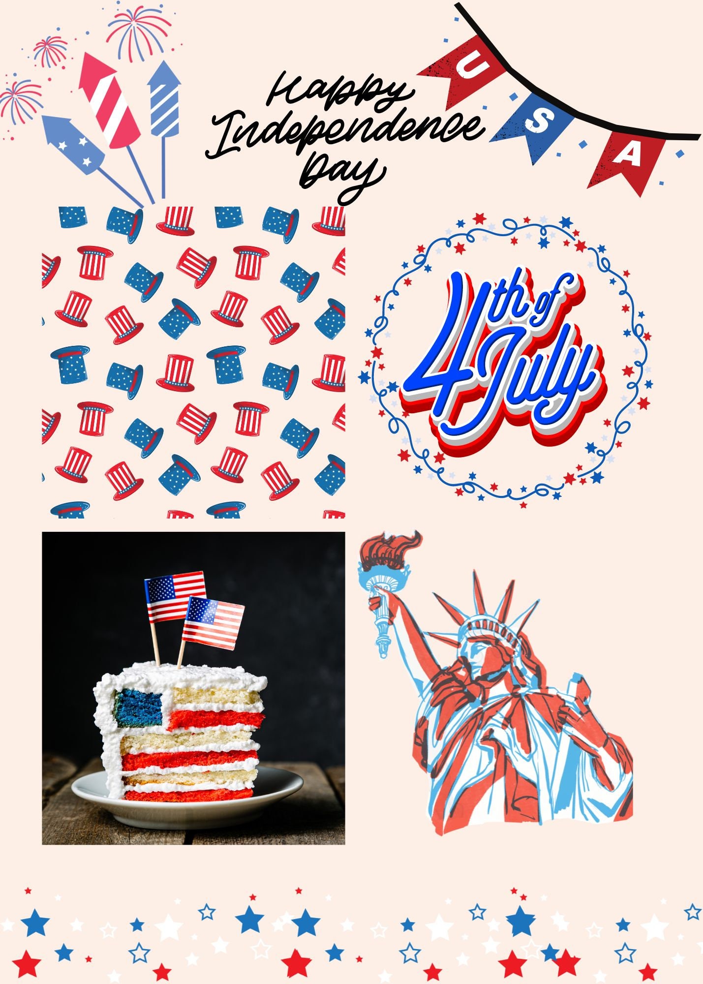 4th of July Pictures for Independence Day A4 - Etsy