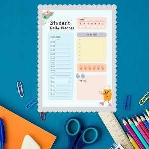 Student Planner for Your Student Every School Days - Etsy
