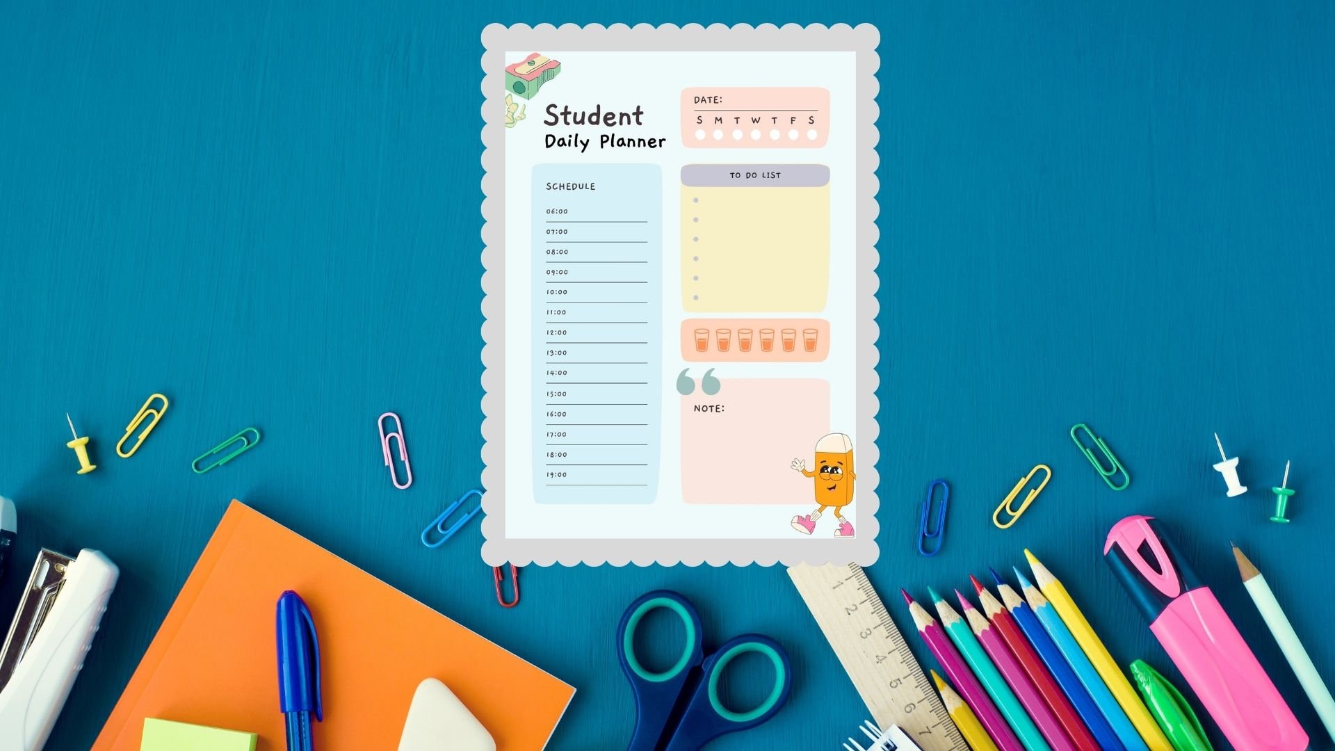Student Planner for Your Student Every School Days - Etsy