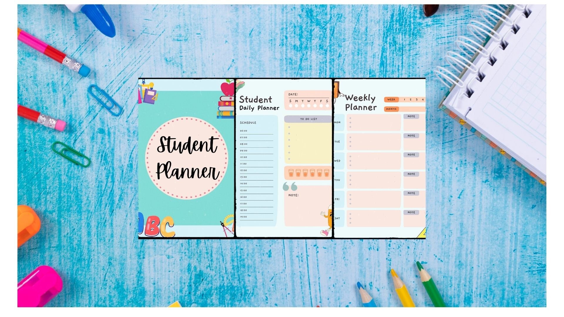 Student Planner for Your Student Every School Days - Etsy