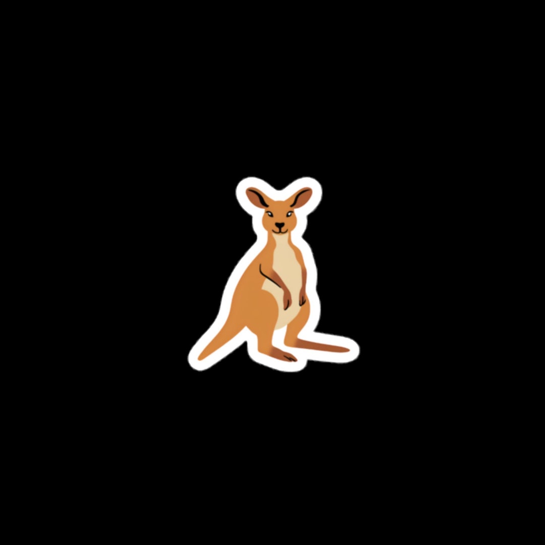 Kangaroo Sticker - Etsy