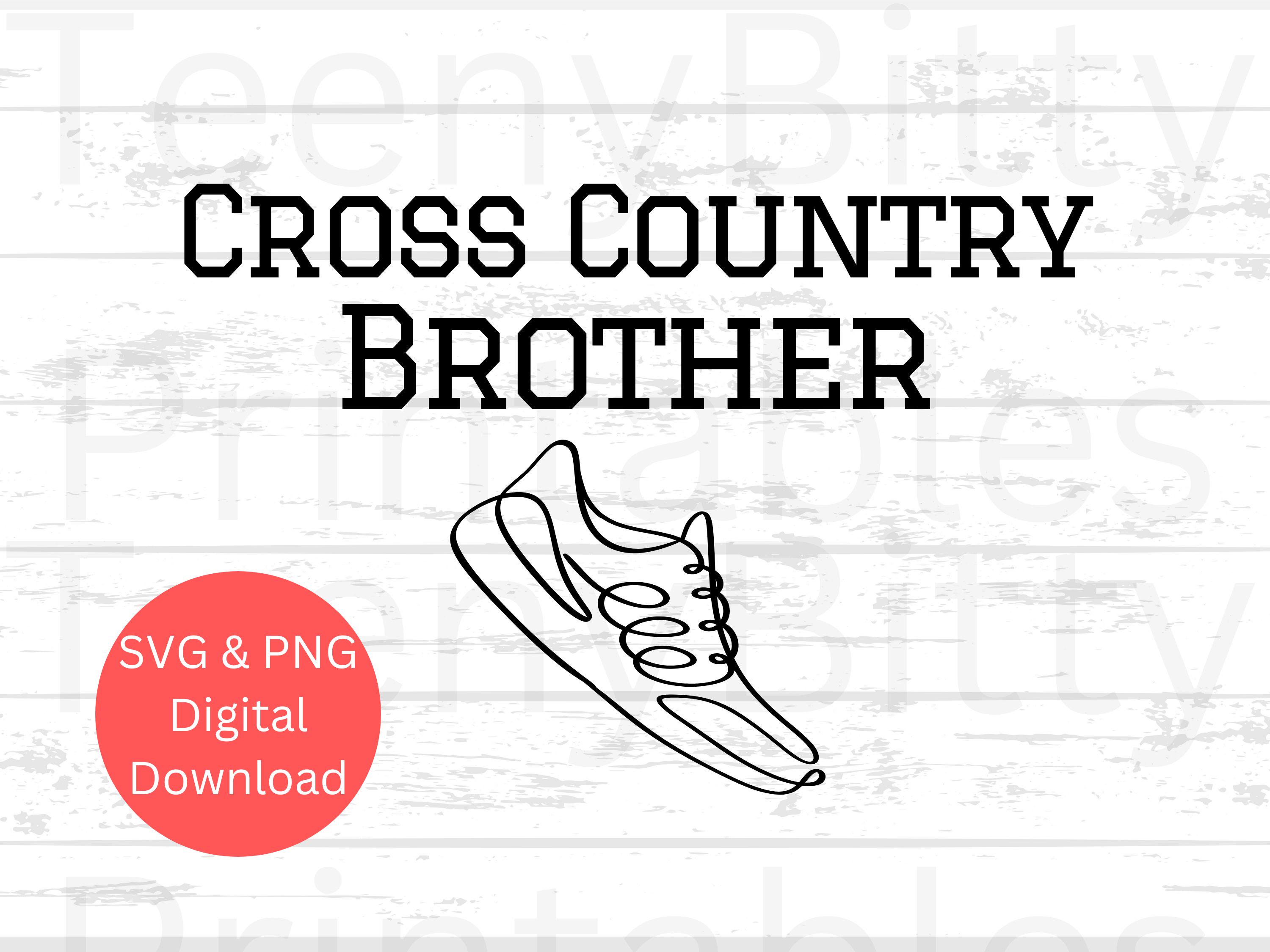 Cross Country Brother SVG PNG, XC Brother Svg, Sport Brother Svg, Cross ...