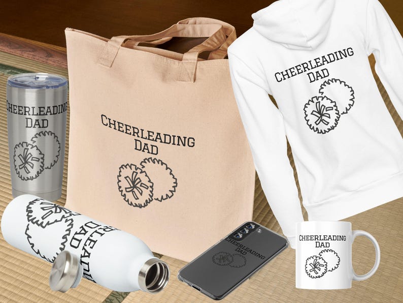 Cheer Dad PNG. Cheerleading Dad SVG, Proud Cheer Dad, Cheer Cut File ...