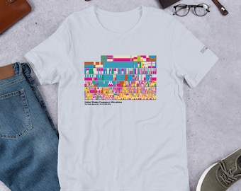 Unisex Radio Frequency Chart T-shirt (dark) - Etsy
