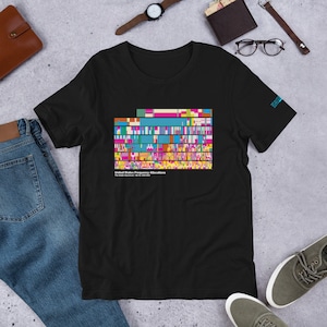Unisex Radio Frequency Chart T-shirt (dark) - Etsy