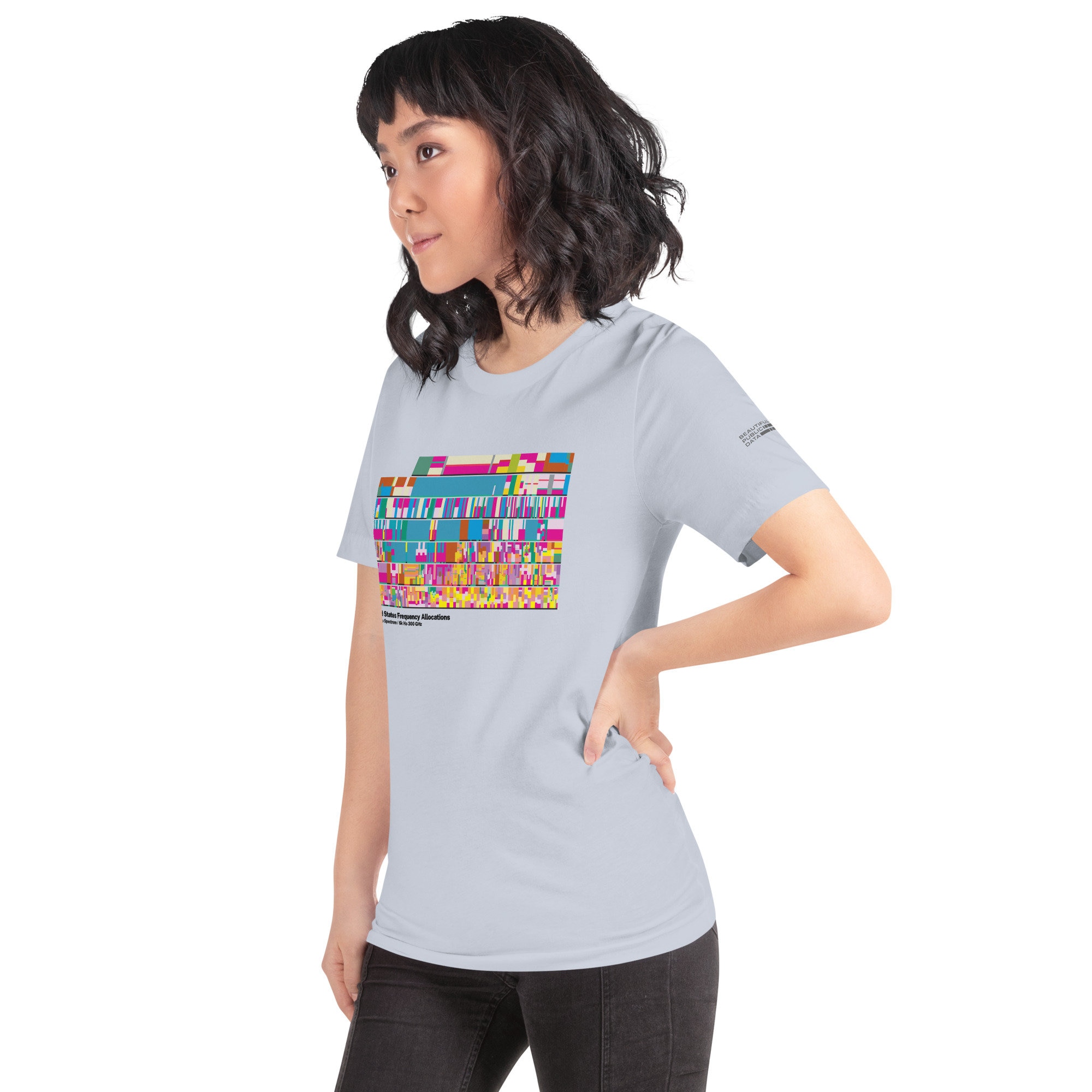 Unisex Radio Frequency Chart T-shirt (light) - Etsy