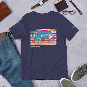 Unisex Radio Frequency Chart T-shirt (dark) - Etsy