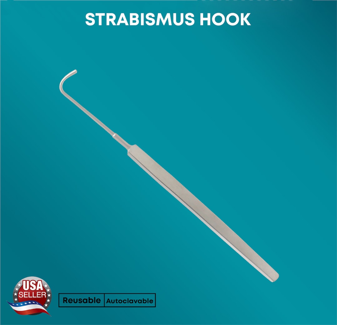 Strabismus Hook 12mm Curved Hook Premium Ophthalmic Surgical ...