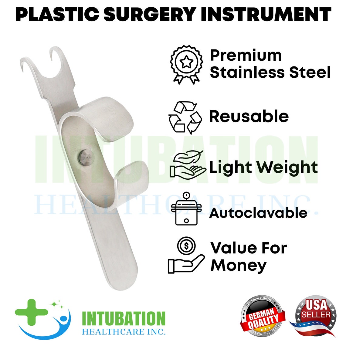 MARTINEZ KILNER Retractors Thumb Hook Retractor Face Lift With Swivel ...