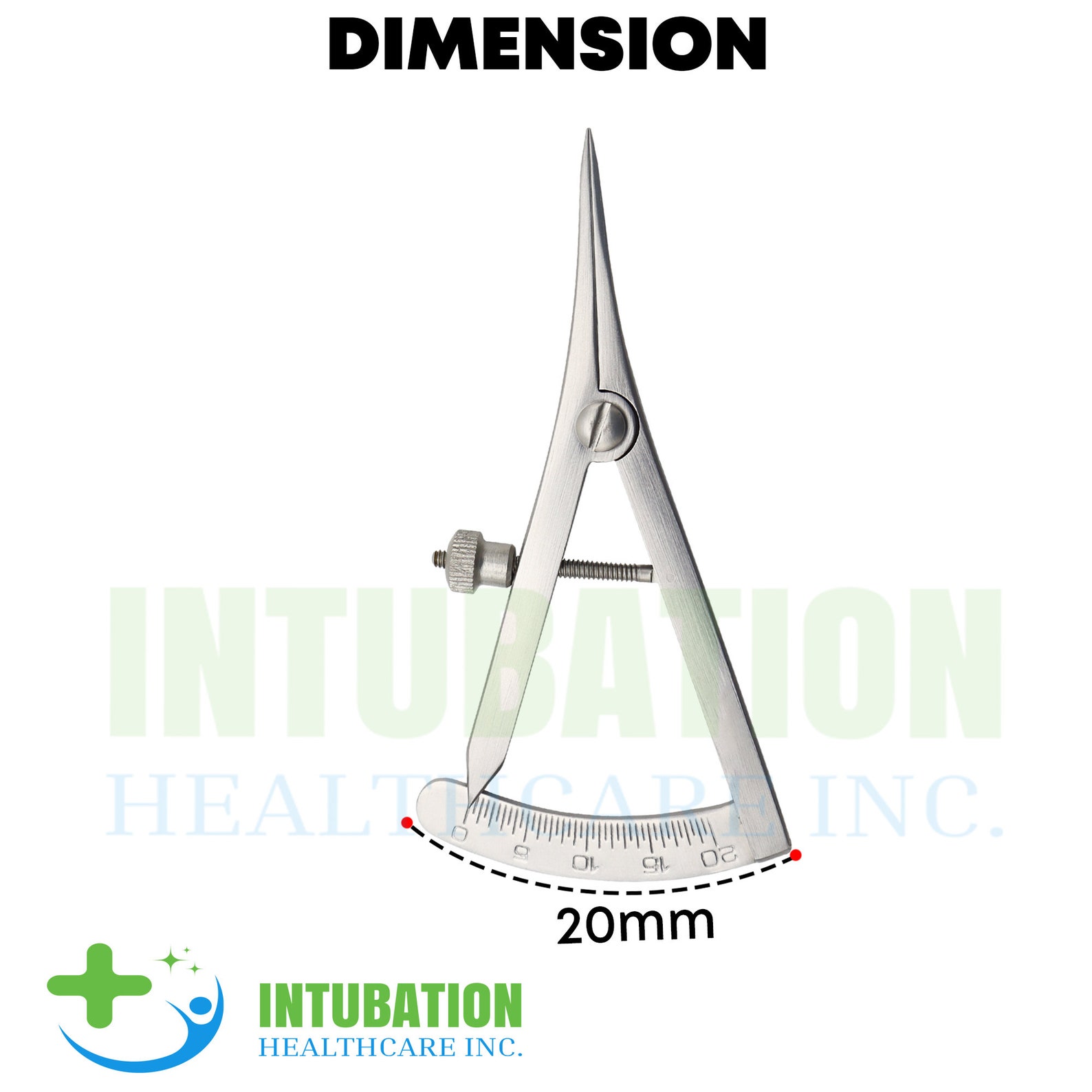 Castroviejo Caliper Eyelid Surgical Ophthalmic Instruments 20mm Bone ...