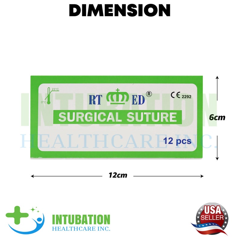 4/0 Suture Nylon Monofilament Thread Sterile Surgical Sutures Threads ...