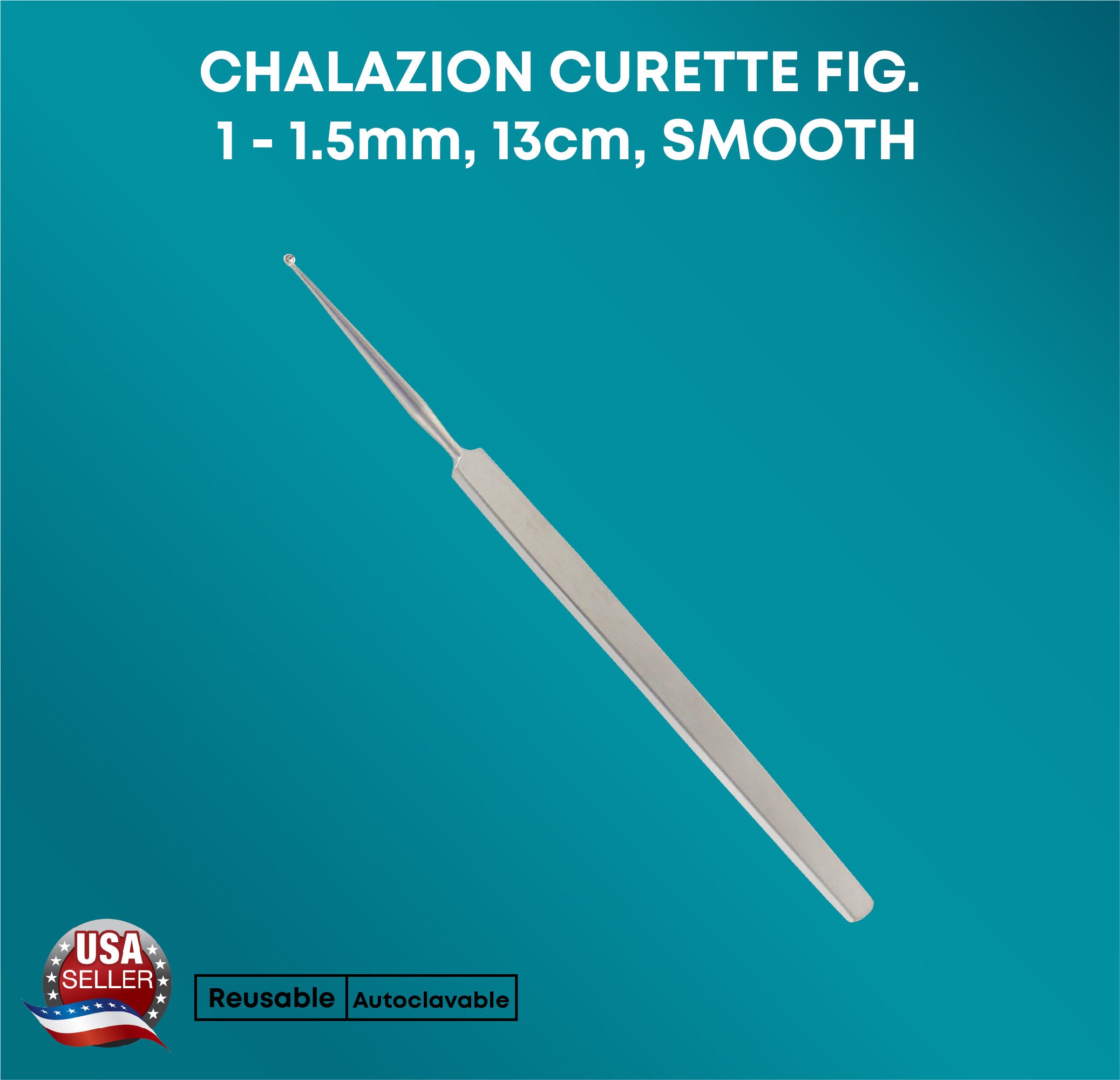 Herba Chalazion Curette 1.5mm Fig. 1 Premium Stainless Steel Surgical ...