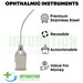 Aspirating Cannula Simcoe Cortex Extractor 0.3mm Sandblasted Tip Side ...