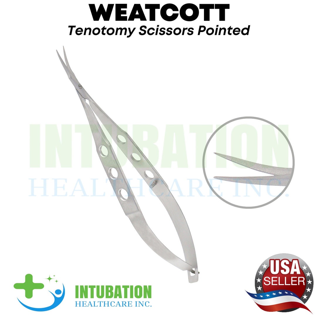 Westcott Tenotomy Scissors Pointed Curved Surgical Eye Tools Ophthalmic ...