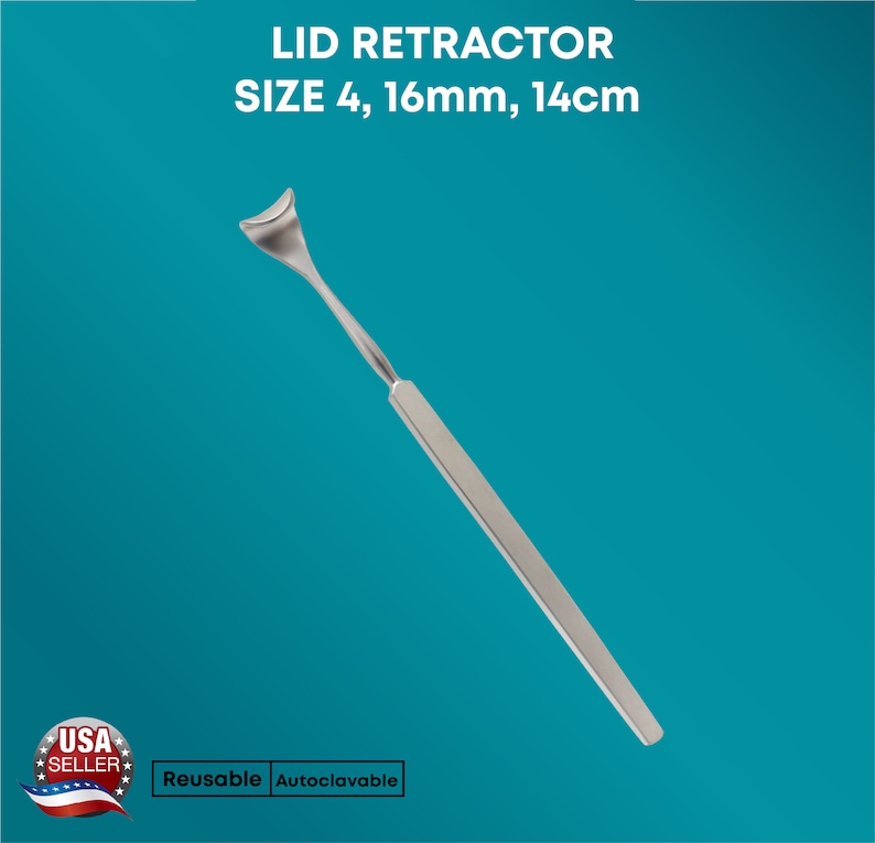 Desmarres Lid Retractor 16mm Blade Eyelids Ophthalmic Eye Surgery ...