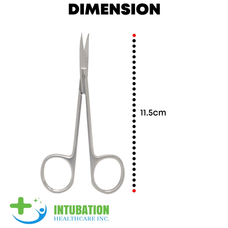 Eye Scissors Curved Blunt Premium Surgical Tools Ophthalmic Eye ...