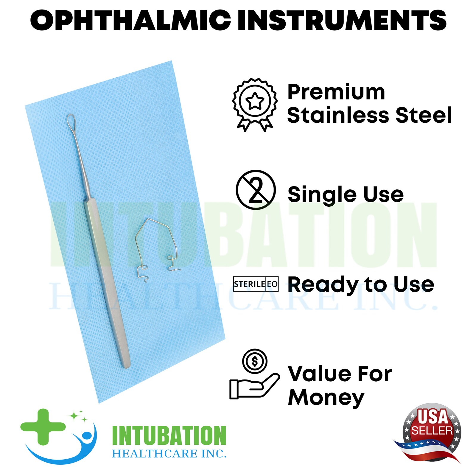 Barraquer Speculum & Wire Vectis Lens Loop Single Use Neonatal ...