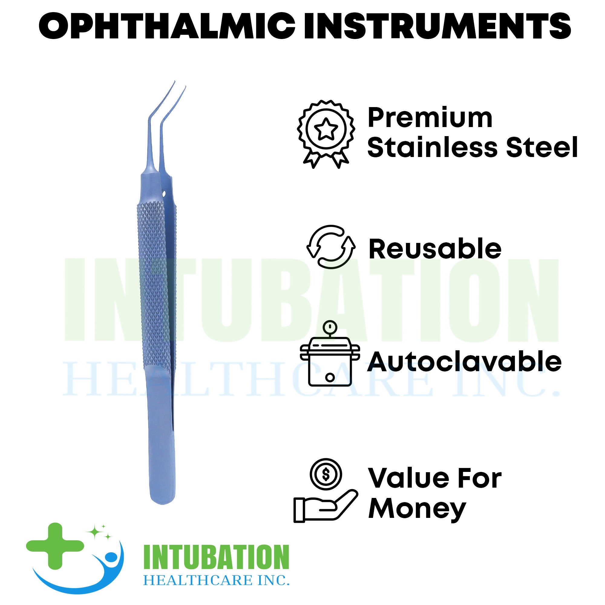 Utrata Capsulorhexis Forceps Angled & Curved Micro Tweezers Ophthalmic Eye Instruments Surgical ...