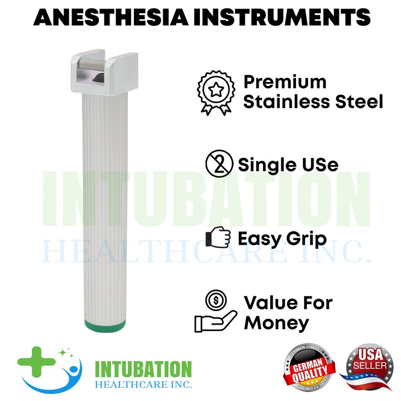 Fiber Optic Small Laryngoscope Handle Set of 20 Disposable EMT Tools ...