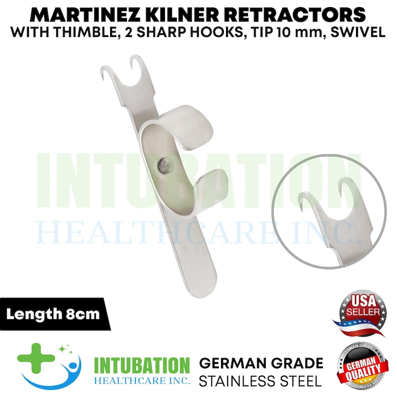 MARTINEZ KILNER Retractors Thumb Hook Retractor Face Lift With Swivel ...