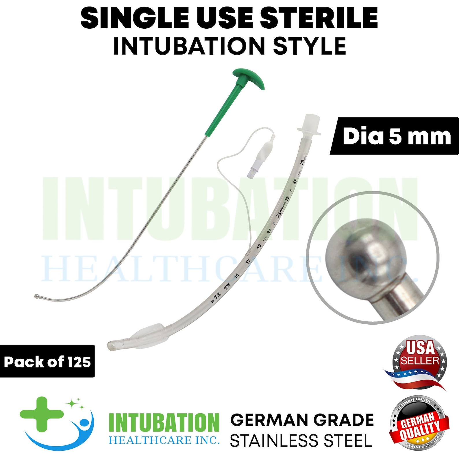 Single Use Sterile Intubation Stylet Rigid Stylets Anesthesia ...