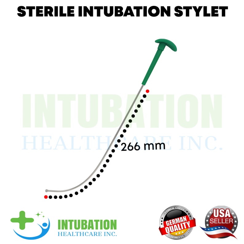 Single Use Sterile Intubation Stylet Rigid Stylets Anesthesia ...