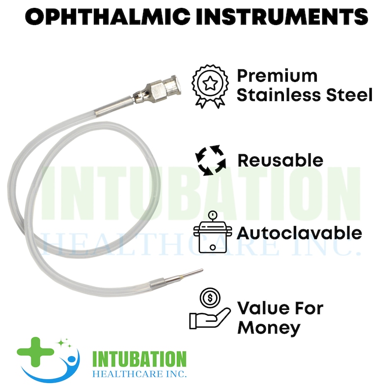 Infusion Cannula 19g Lewicky Pipe Cannula Surgical Ophthalmic ...