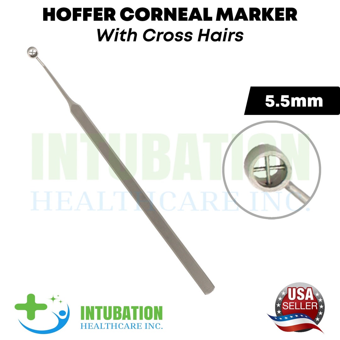 Hoffer Optic Zone Marker 5.5mm Corneal Marker Cross Hairs Surgical ...
