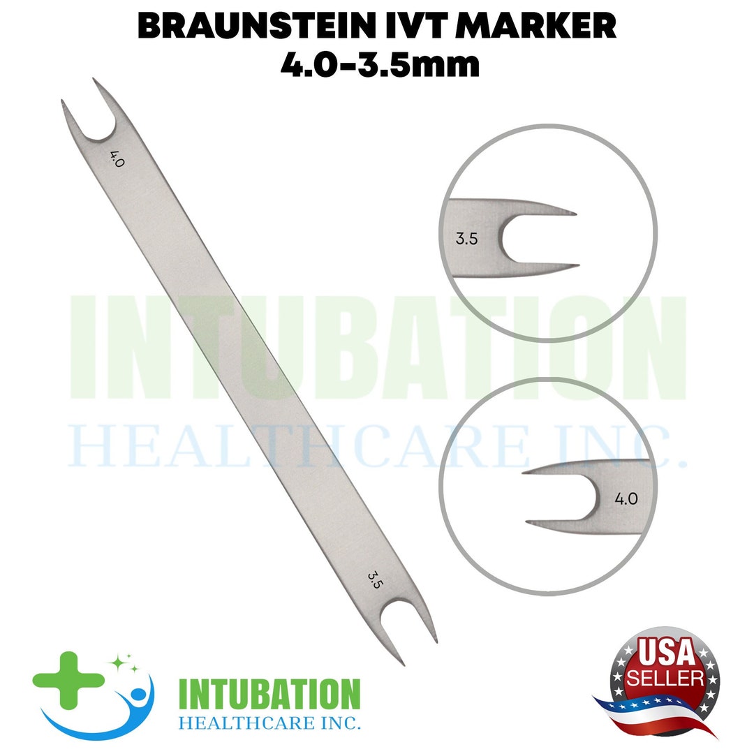 Braunstein Fixed Caliper Marker 3.5 - 4.0 IVT Surgical Eye Ophthalmic ...