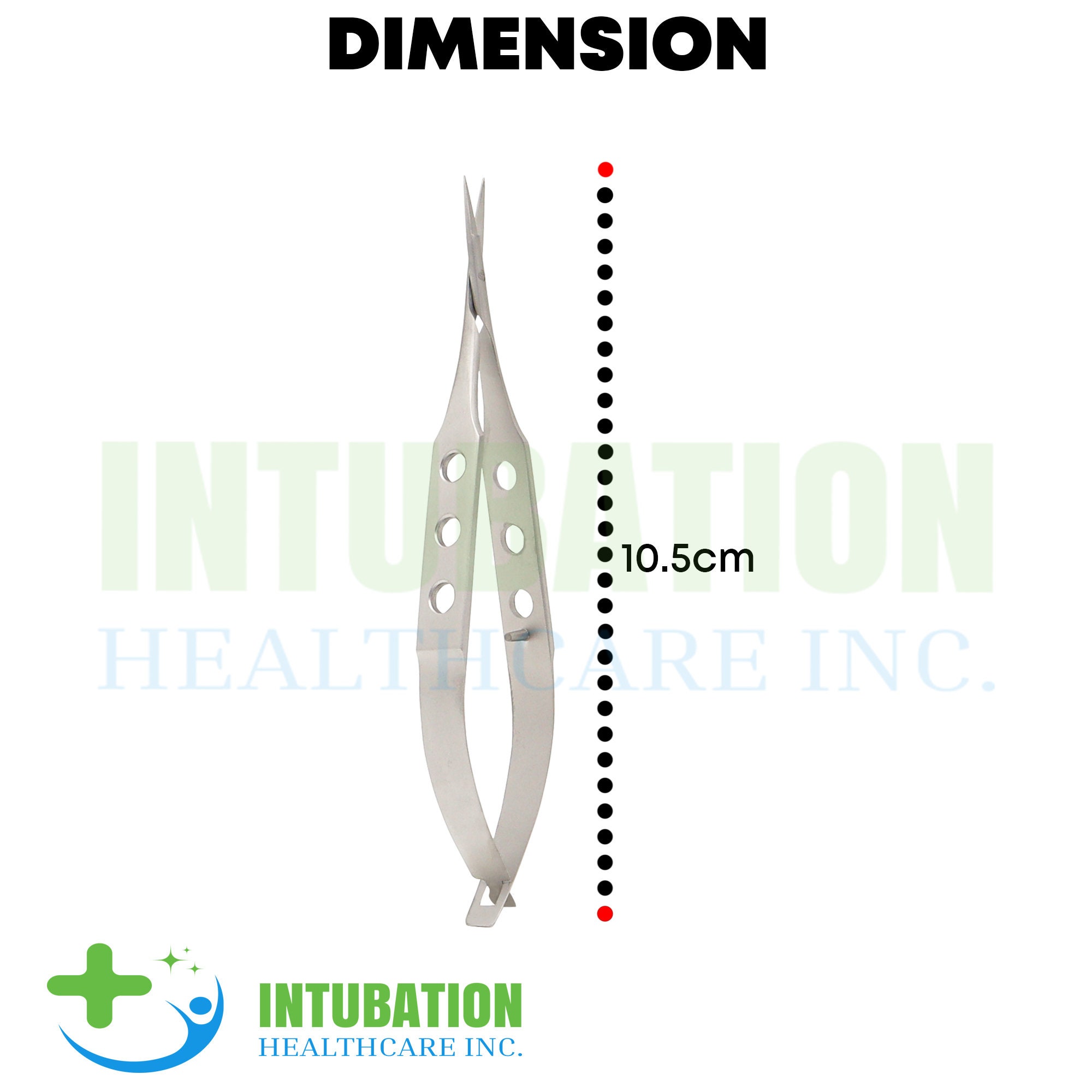 Corneal Scissors Universal Straight Blunt Blade Surgical Eye Tools ...