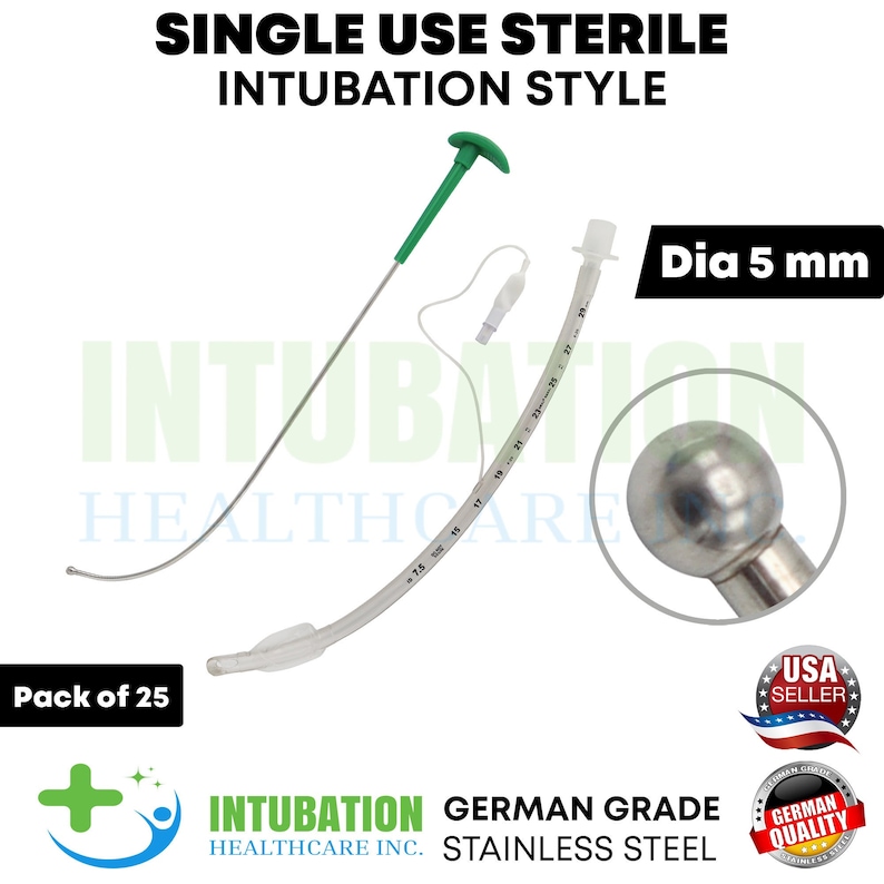 Single Use Sterile Intubation Stylet Rigid Stylets Anesthesia ...