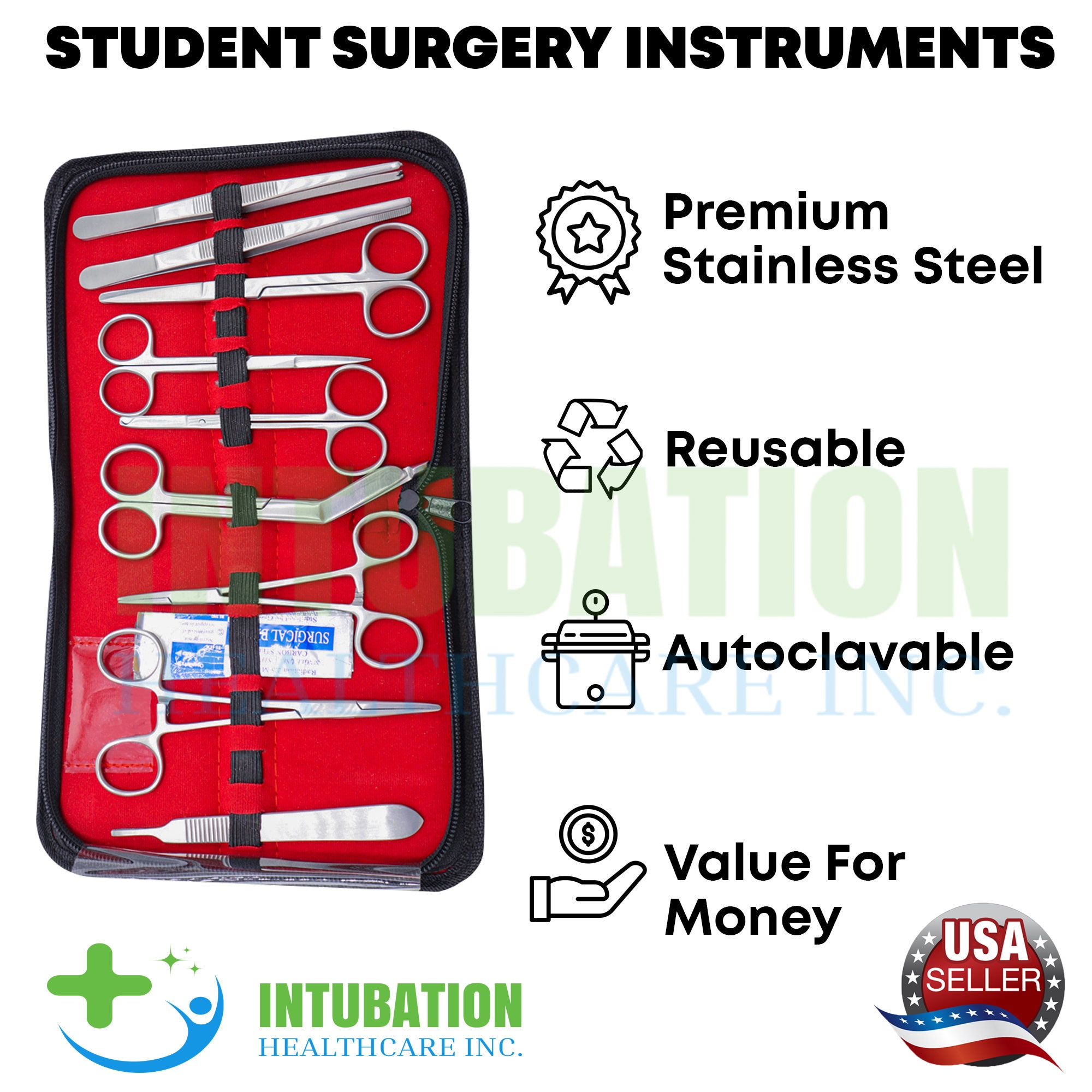 14 Pcs Advanced Dissecting Kit Biology Lab Dissection Veterinary ...