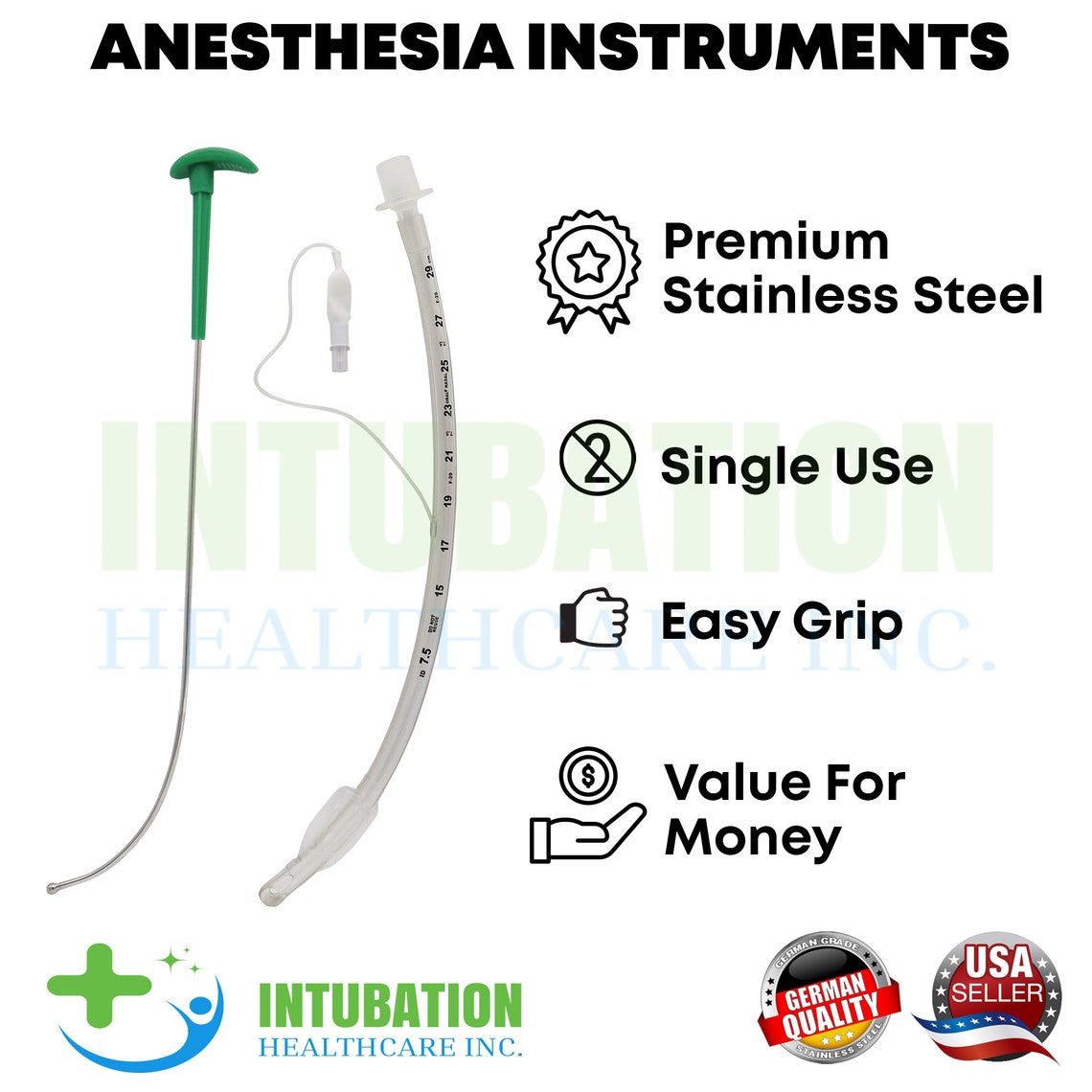 Single Use Sterile Intubation Stylet Rigid Stylets Anesthesia ...
