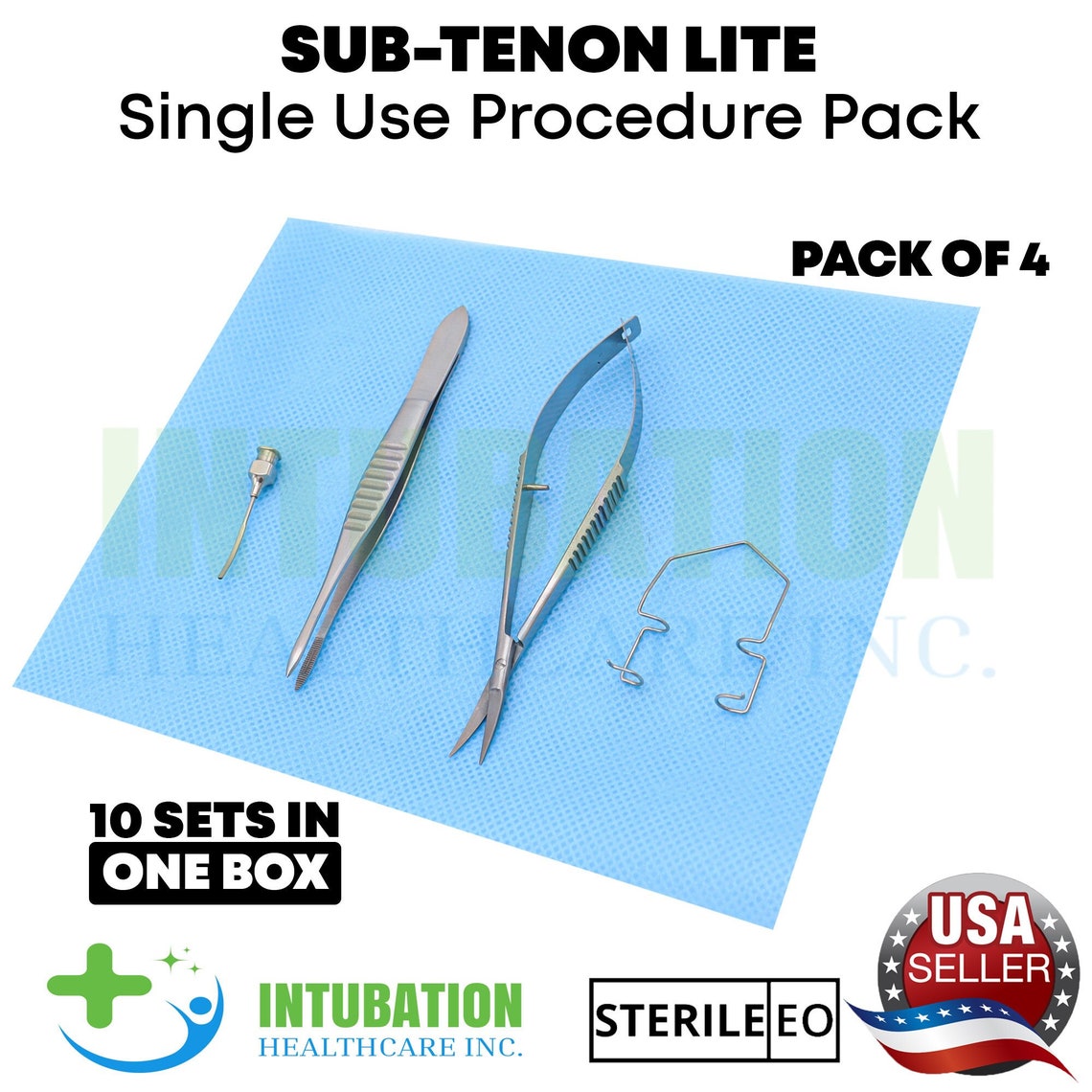 Lid Speculum Moorfeild Forceps Anesthesia Cannula Castroviejo Scissor ...