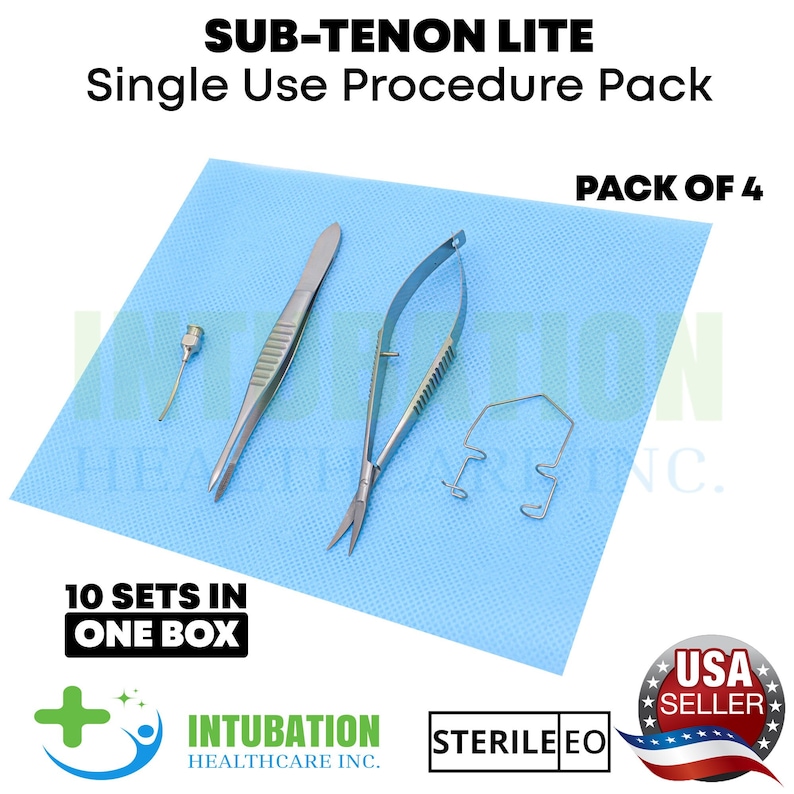 Lid Speculum Moorfeild Forceps Anesthesia Cannula Castroviejo Scissor ...