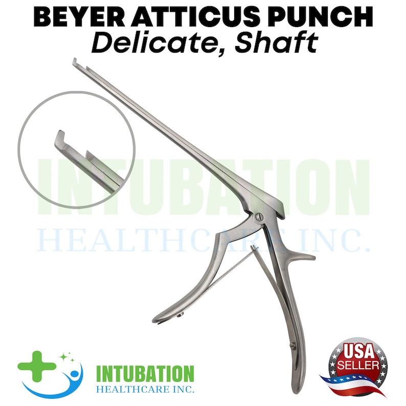 Beyer Atticus Punch Forceps 18cm Long Shaft Pliers Orthopedic Lab ...
