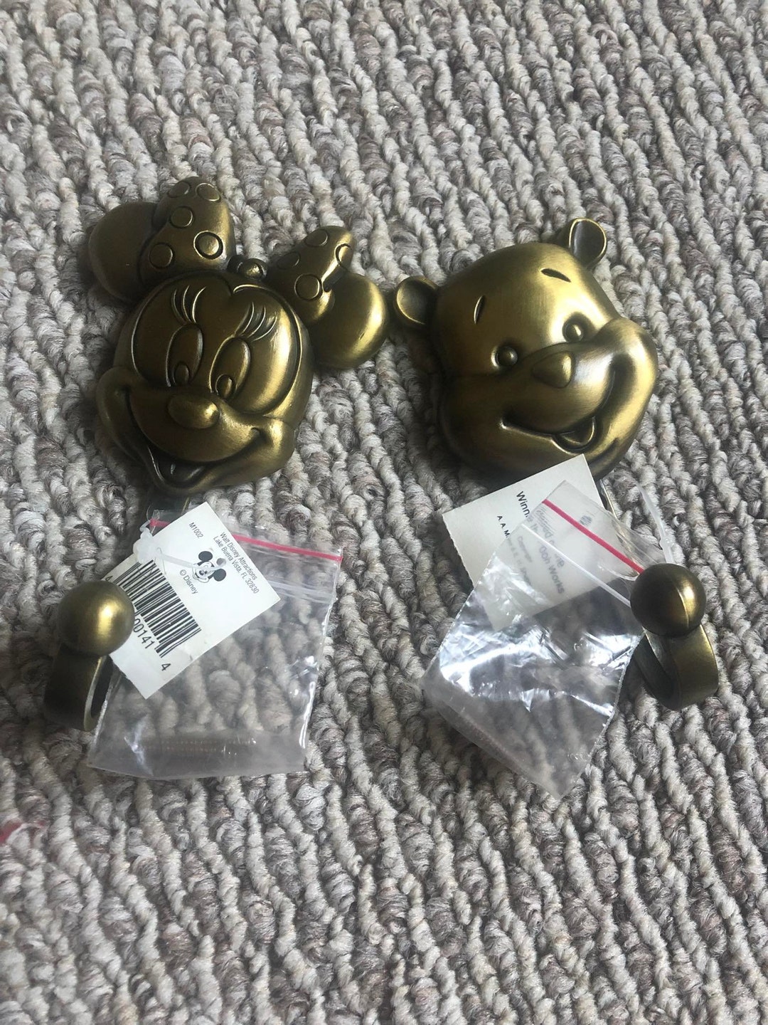 Disney Hooks Minnie Mouse Pooh Wall Decor Disney Gift Collector Walt ...