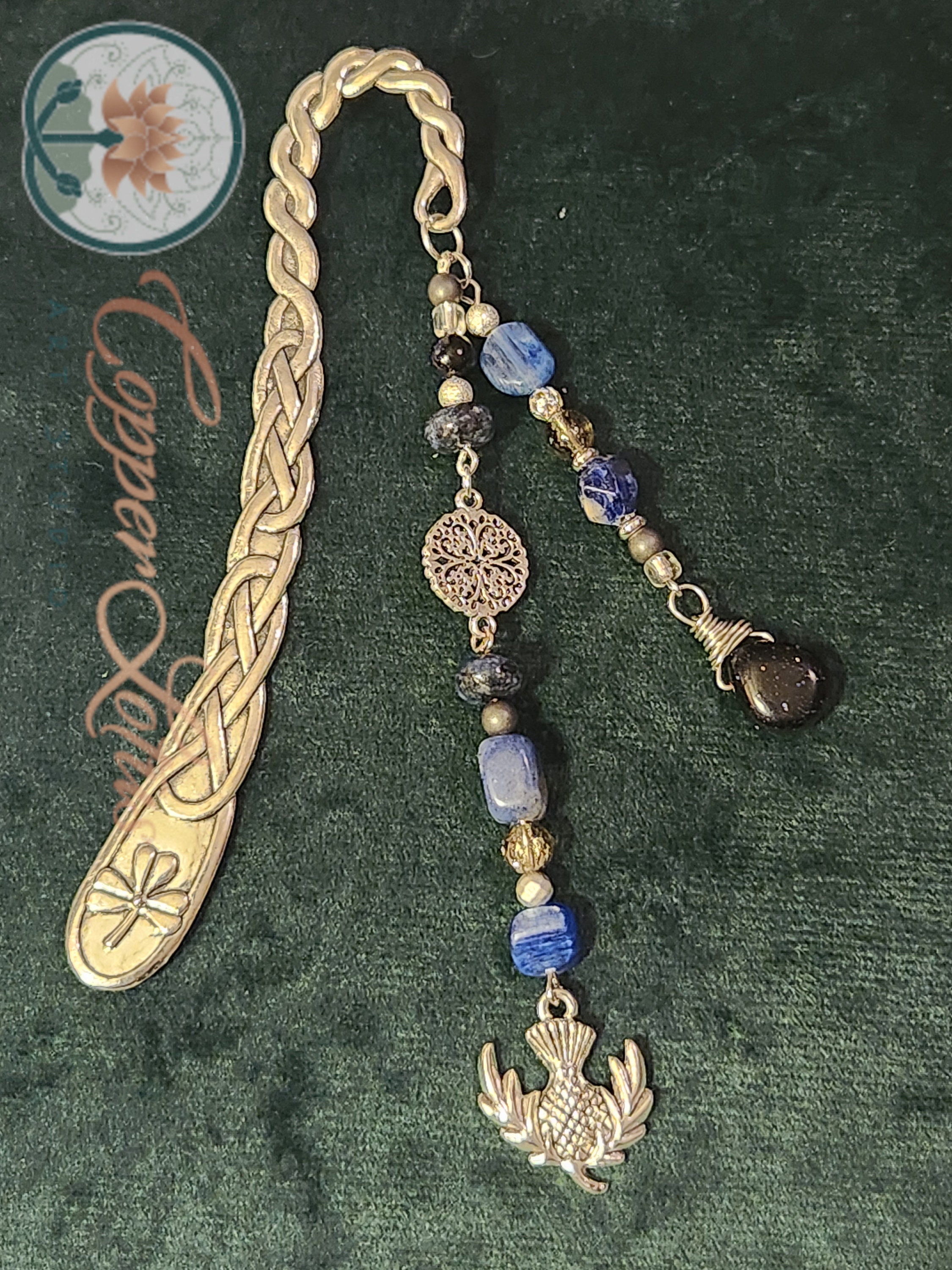 Gemstone Bookmarks Celtic Knot Silver - Etsy