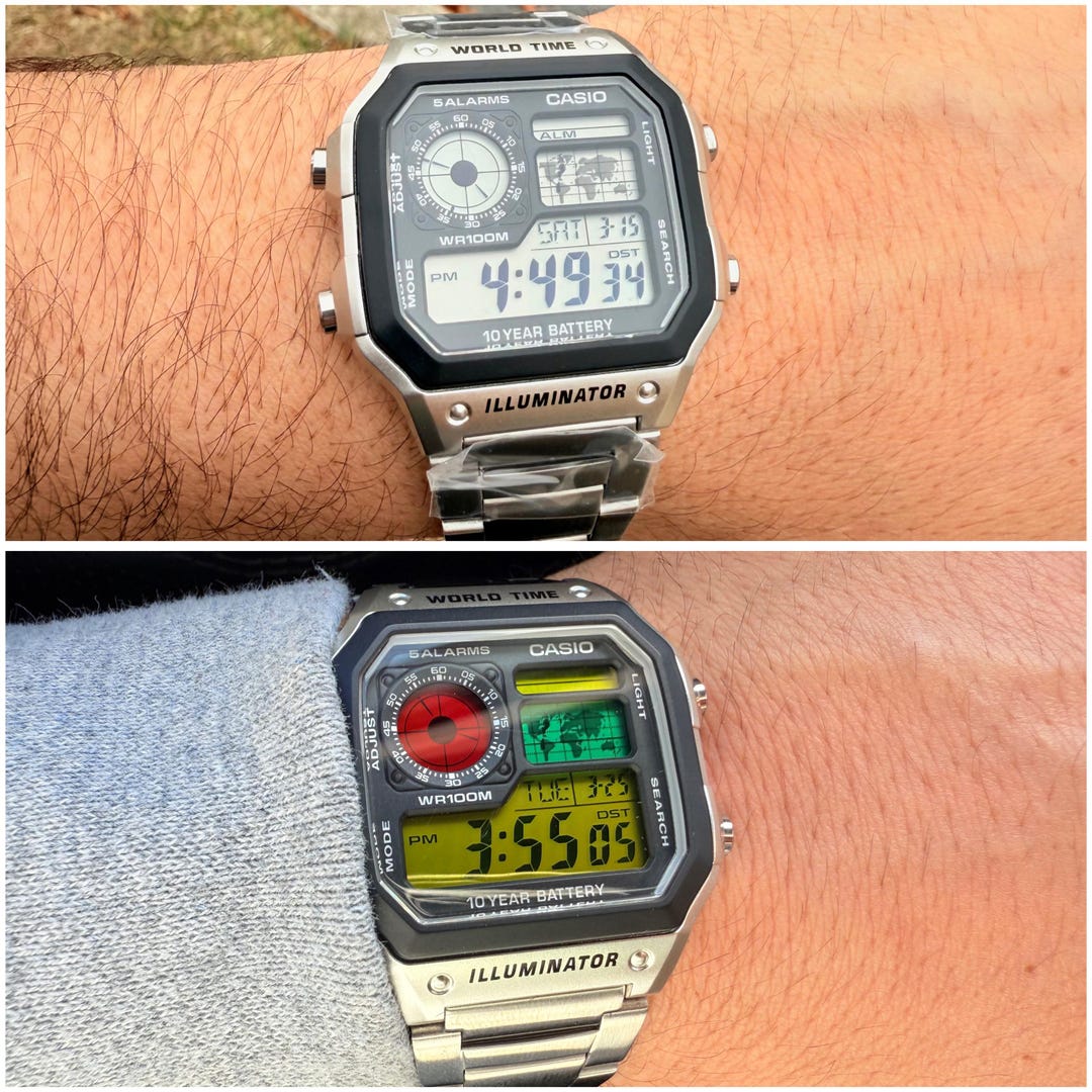 Custom Casio AE1200 “casino Royale” Mod – Laser Engraved Band & Color ...