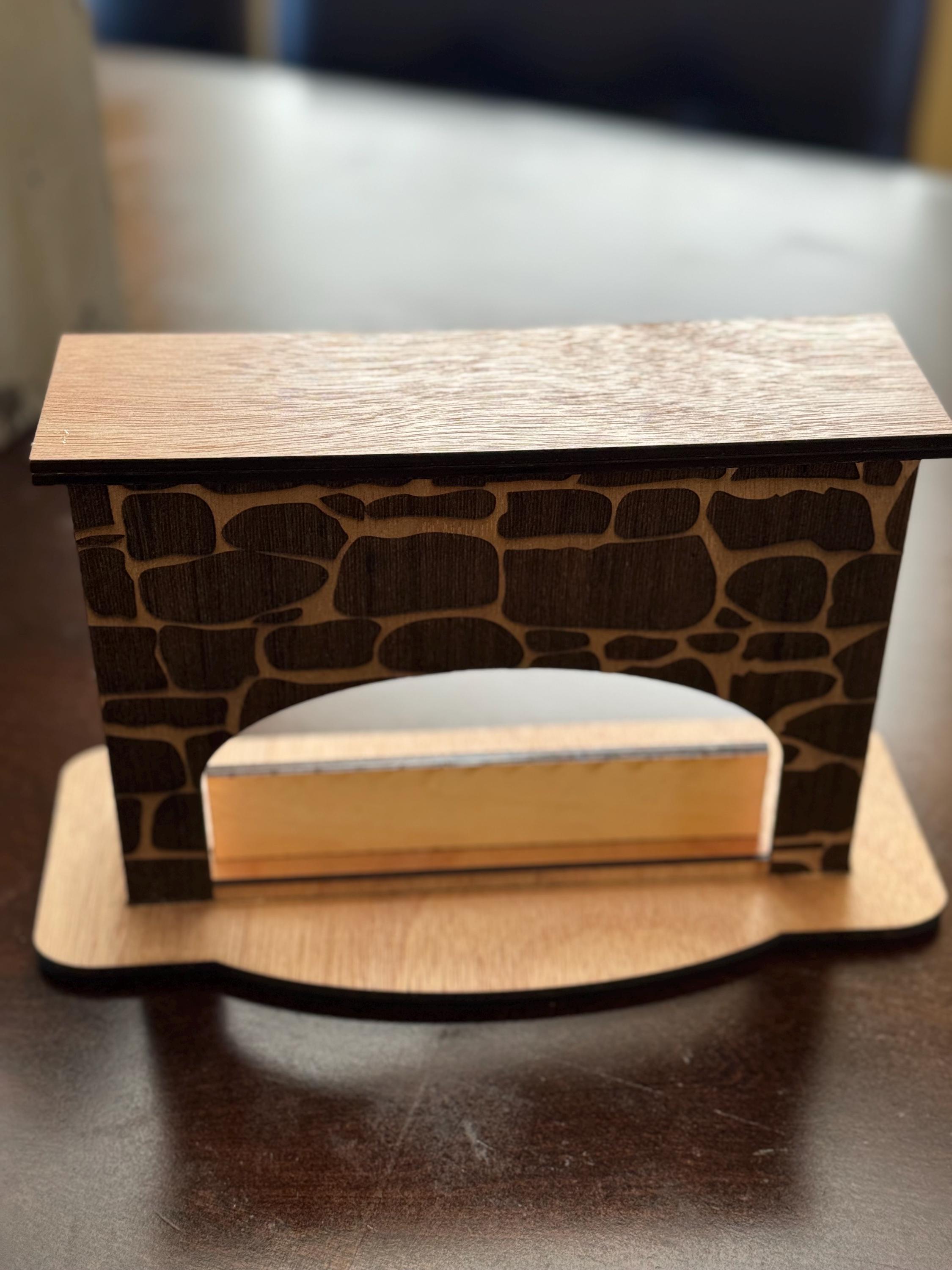 Cellphone Fireplace Template File (lightburn, Xtool Xcs and SVG Files ...