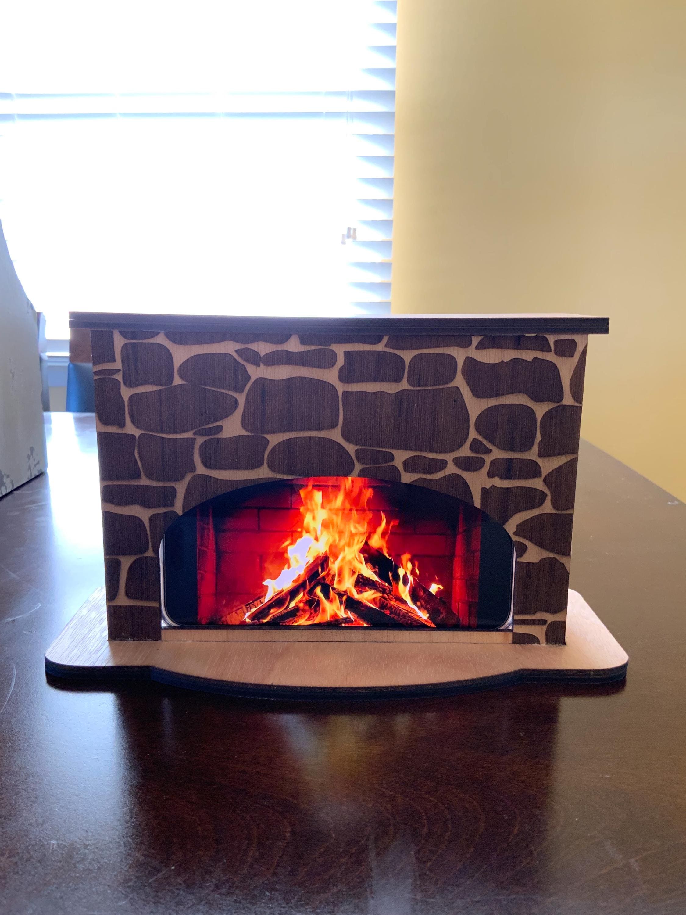 Cellphone Fireplace Template File (lightburn, Xtool Xcs and SVG Files ...