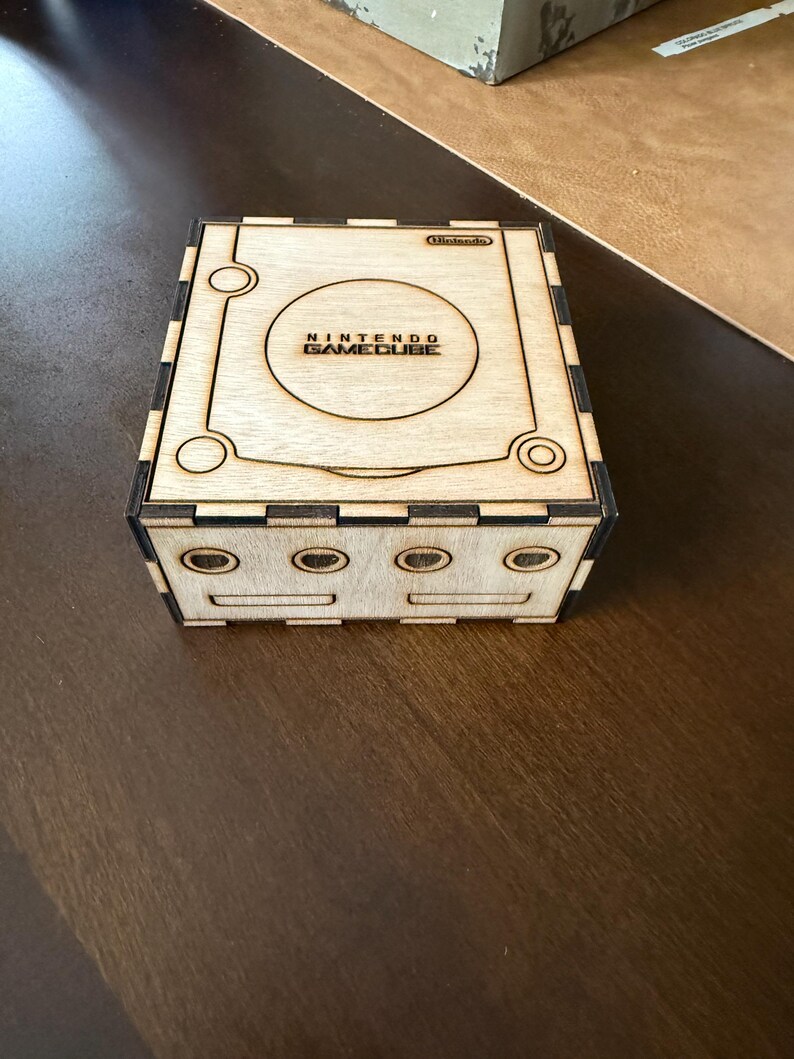 Gamecube Themed Coaster/miscelaneous Box - Laser Lightburn File - Etsy