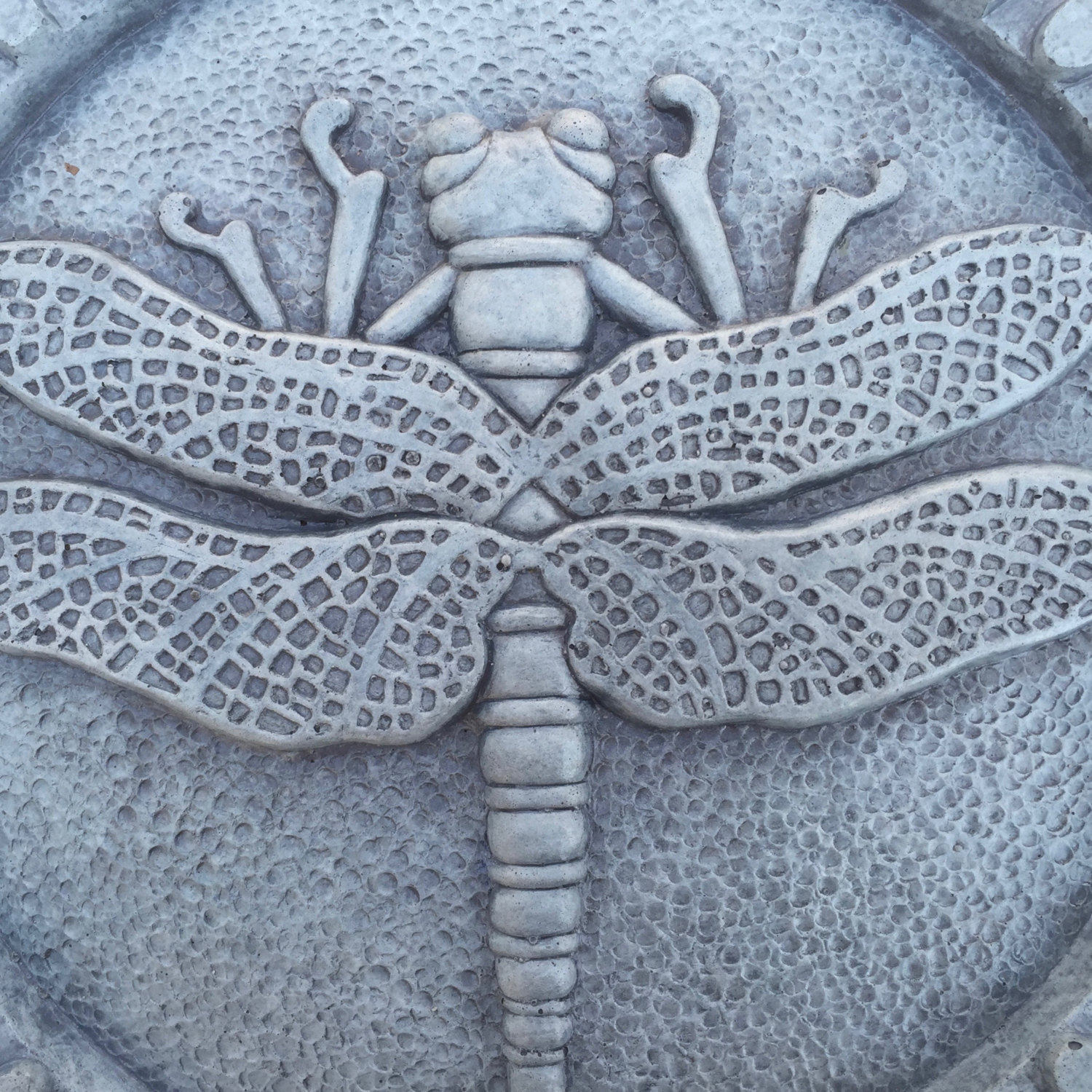Cast Stone Dragonfly Stepping Stone bluestone Garden | Etsy