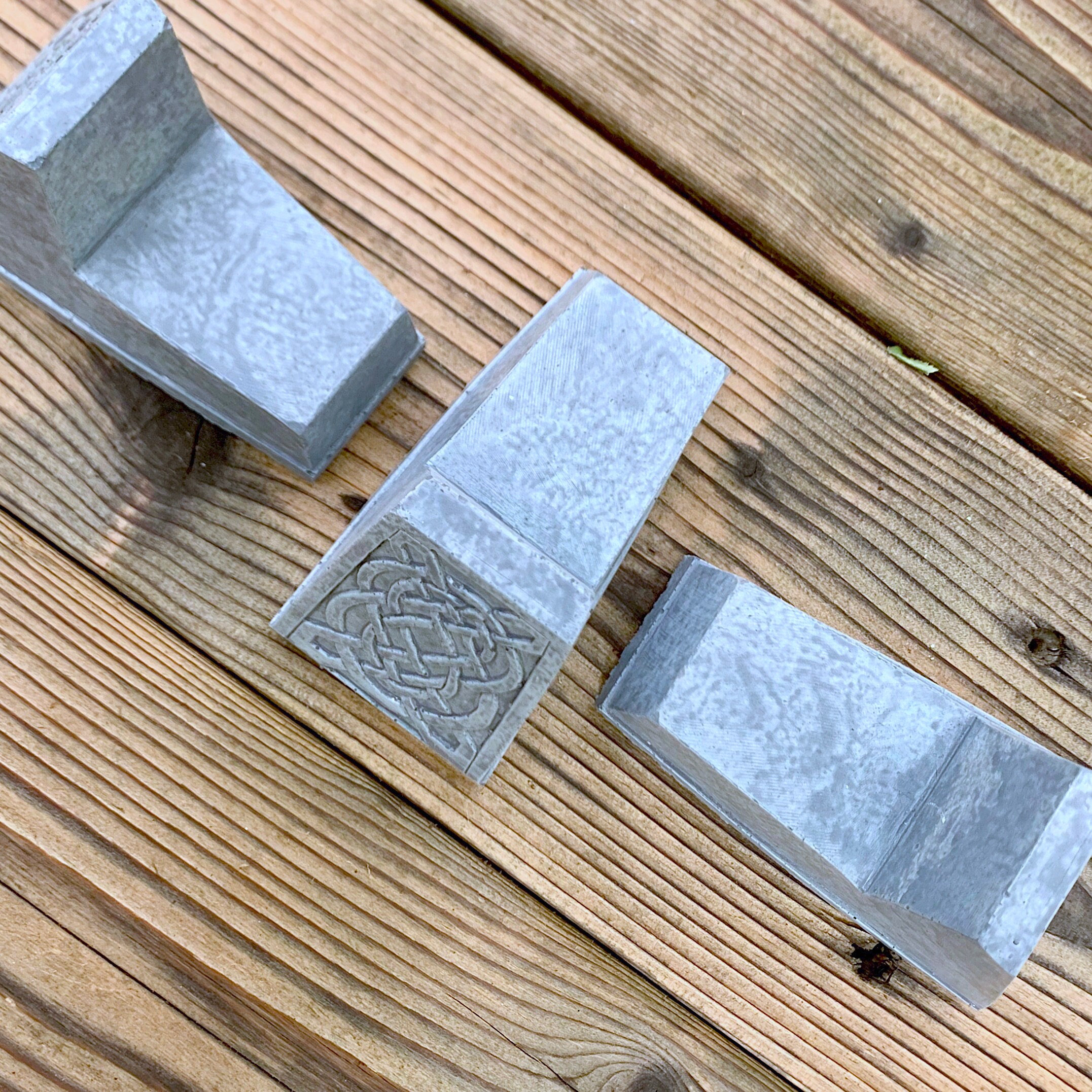 Celtic Knot Pot Feet bluestone Irish Home Decor and Garden | Etsy