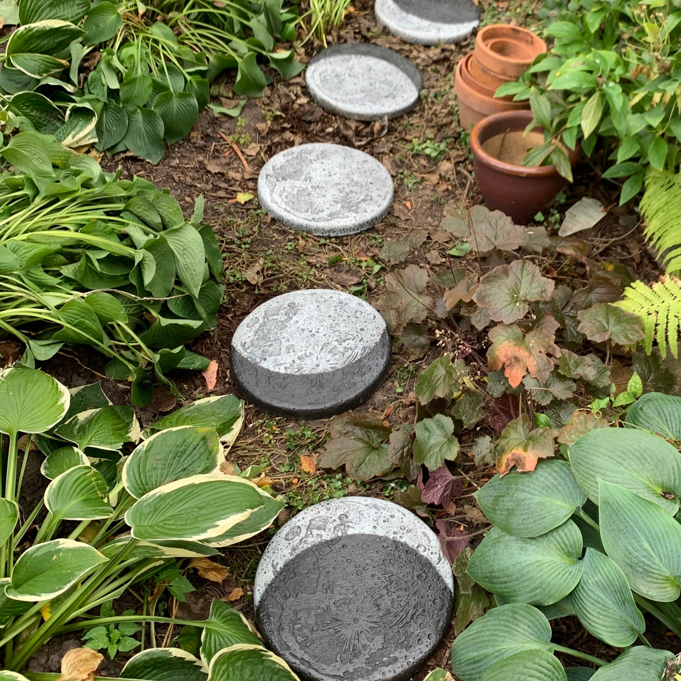 Moon Phase Stepping Stone Set of 6 | Etsy