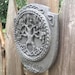 Tree of Life Welcome Plaque Garden Art in Concrete in Charcoal (gray ...