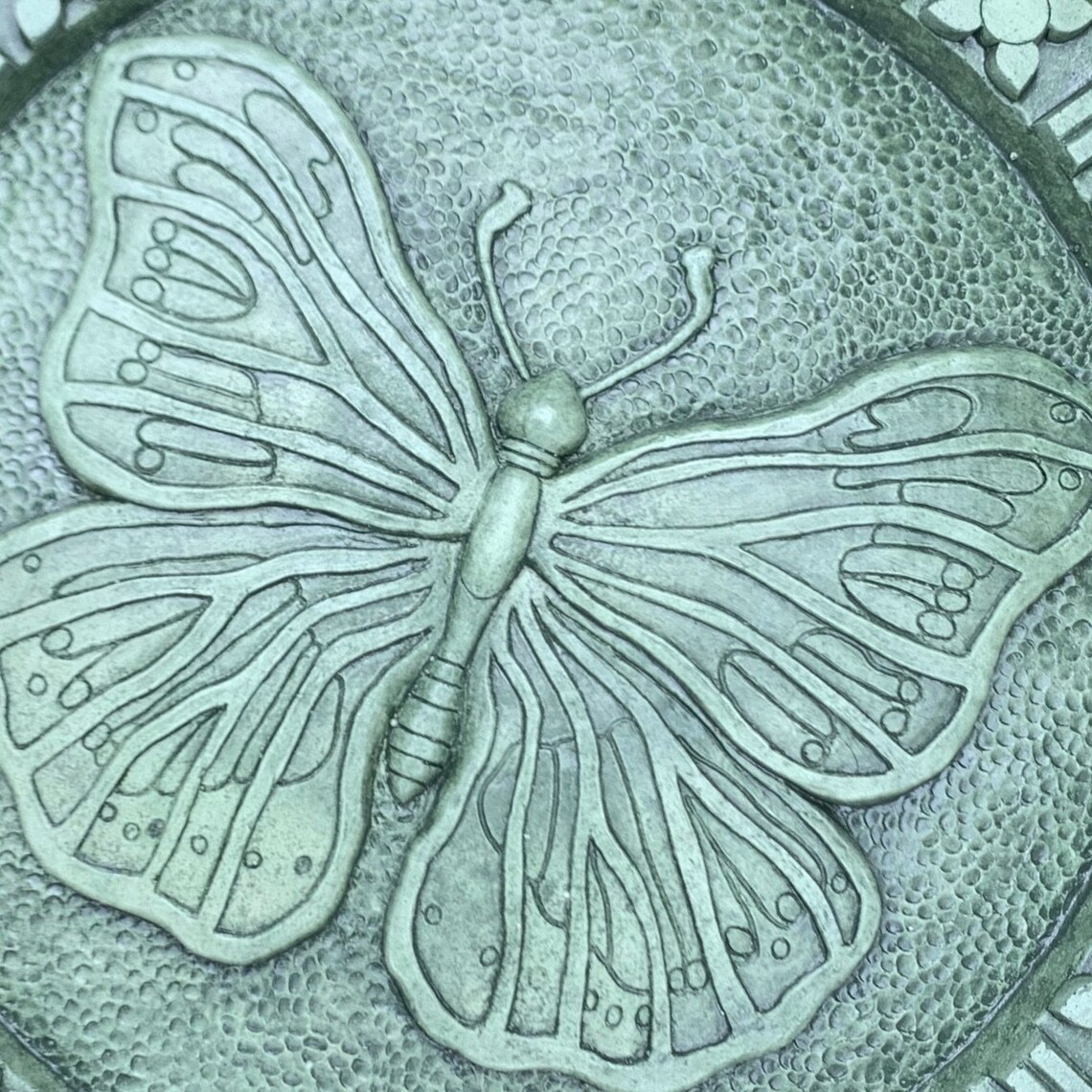 Concrete Butterfly Stepping Stone moss Garden Sculpture and - Etsy
