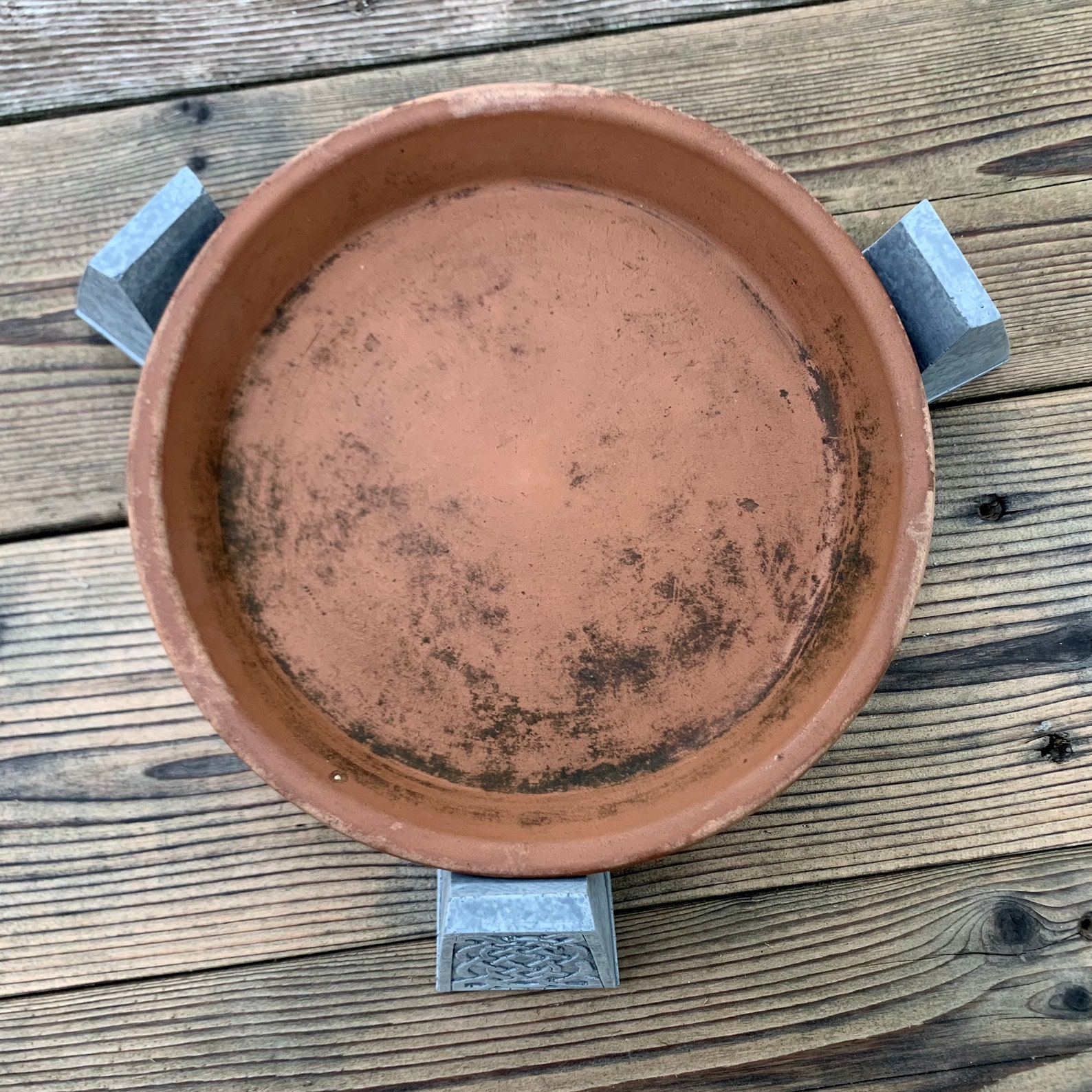 Celtic Knot Pot Feet (bluestone) Set of Three, Irish Home Decor, Garden ...