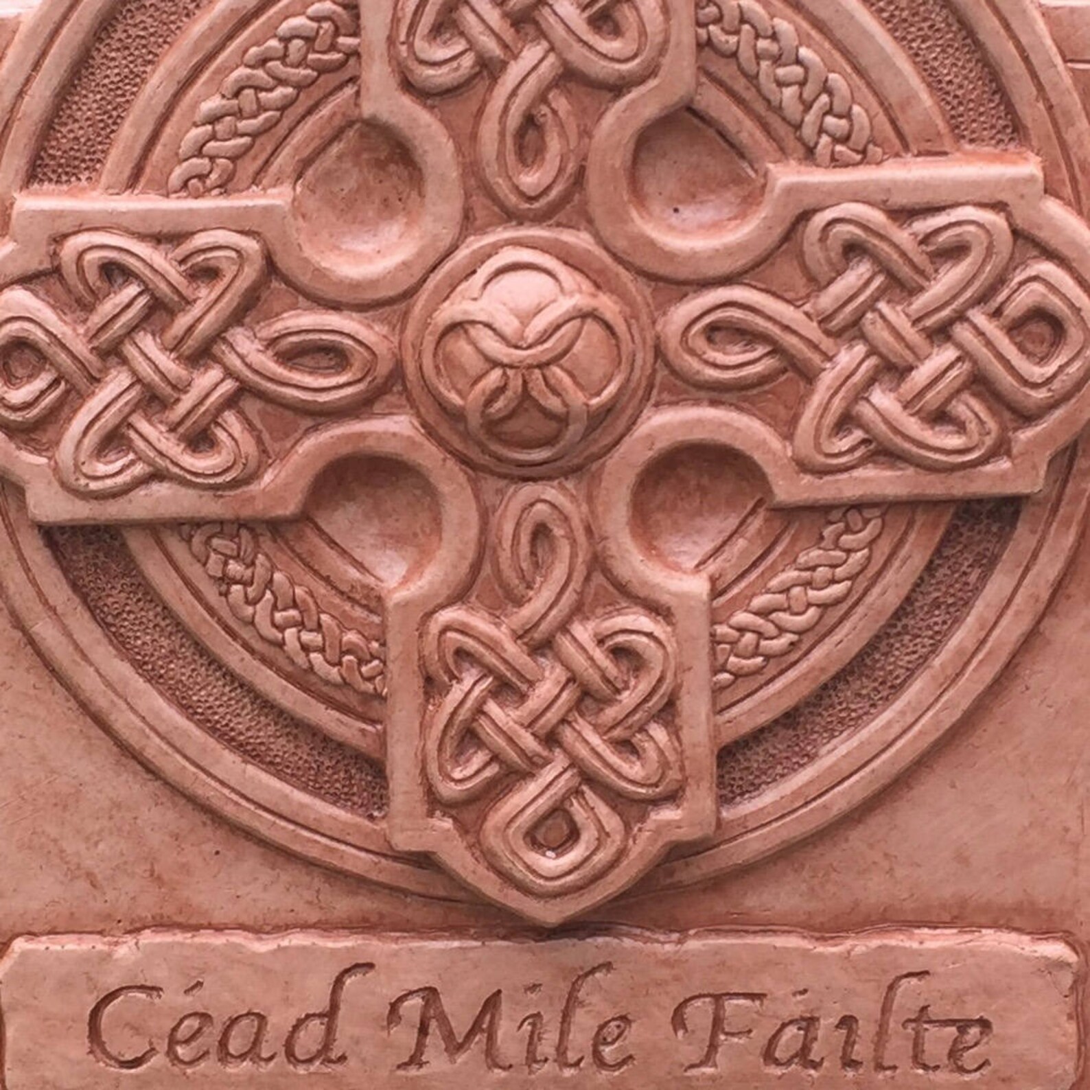 Cead Mile Failte (gaelic) One Hundred Thousand Welcomes Garden Plaque ...